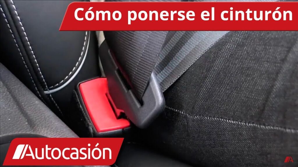 Cómo colocarse el cinturón de seguridad ️