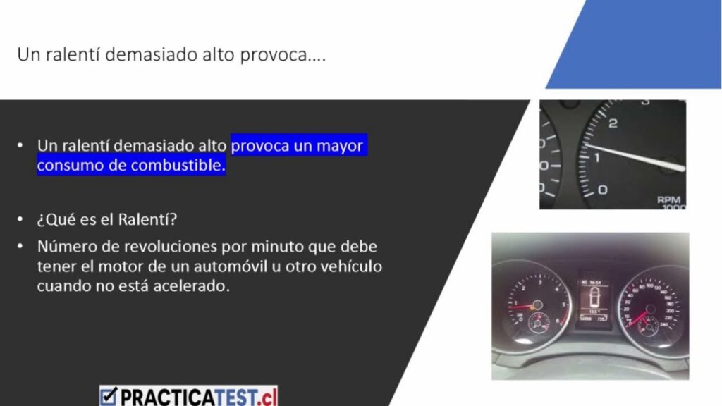 ¿Qué sucede cuando el ralentí del motor está muy alto? ️